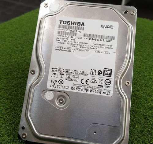 Жесткий диск Toshiba 1 тб 3.5" DT01ACA100