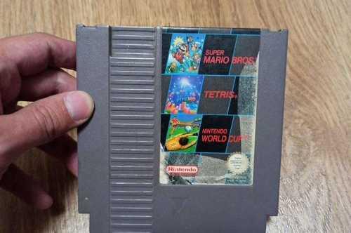 Nes картридж Super Mario bros/ Tetris/ Nintendo wo