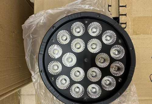 Led par 18*18 rgbwauv проходное питание