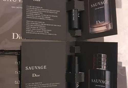 Пробники духов Dior sauvage