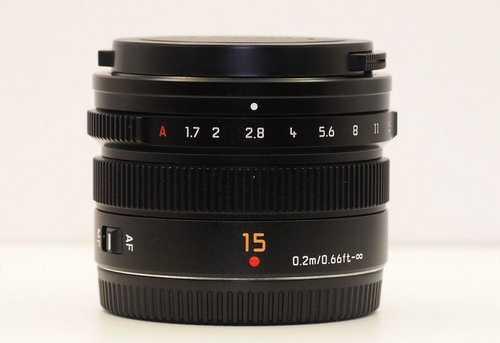 Panasonic Leica DG Summilux 15mm F1.7 asph