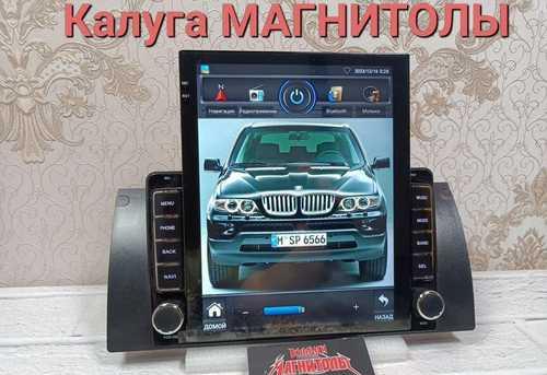 Магнитола BMW X5 Tesla 2/32 Гб андроид новая