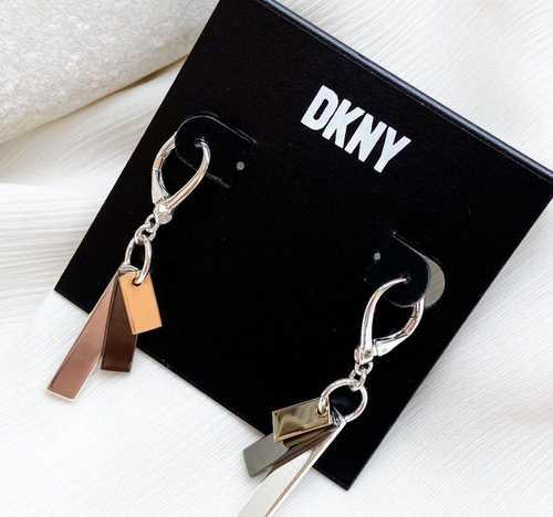 Новые серьги Dkny три цвета оригинал