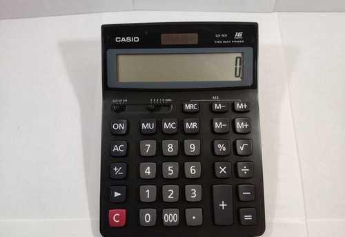 Калькулятор настольный бухгалтерский Casio GX-16V