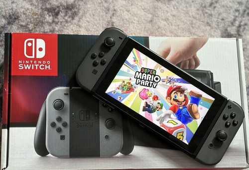 Nintendo Switch 2rev (прошитая/чип/256gb/игры)