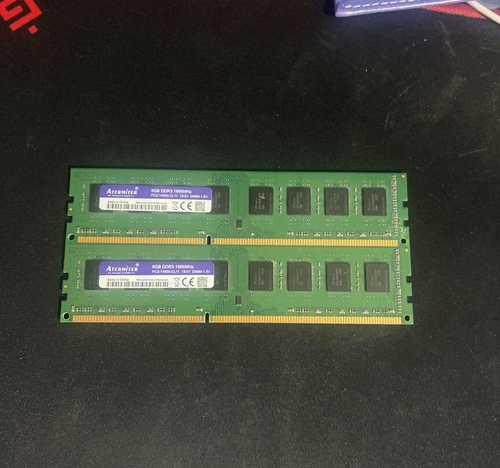 Оперативная память ddr3 8 gb 1866Mhz