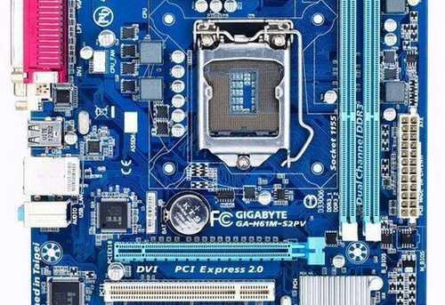 GA-H61M-S2PV Материнская плата socket 1155 H61