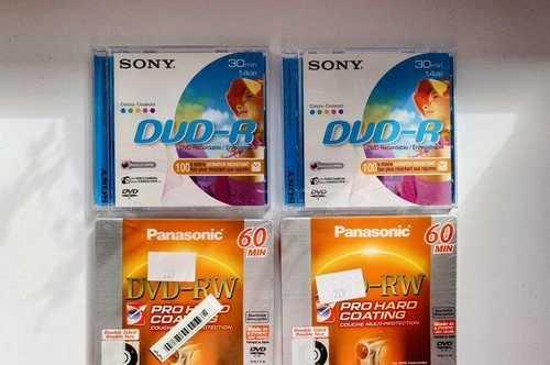 Диски для камеры Sony DVD-R, Panasonic DVD-RW