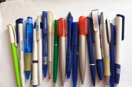 Ручки шариковые и гелевые без стержней 37 шт