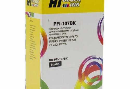 Картридж Hi-Black (PFI-107BK) для Canon iPF680/685
