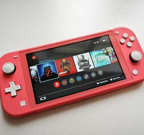 Новая Nintendo Switch lite Шитая Picofly 288Gb