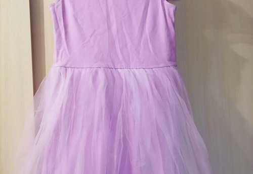 Нарядное платье для девочки, б/у, р-р152