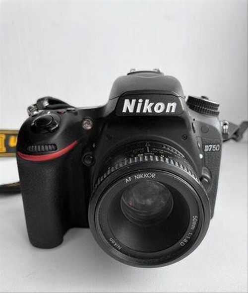 Nikon d750 + Объектив Nikon AF Nikkor 50MM f/1.8D