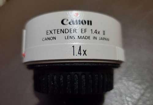 Телеконвертер canon extender ef 1.4x II