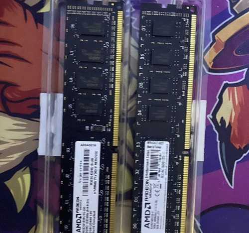 Оперативная память ddr3 AMD 2 8гб