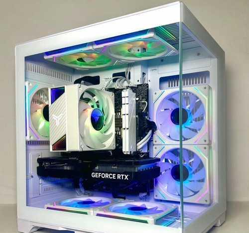 Системный блок в сборке/белый аквариум/rtx4060