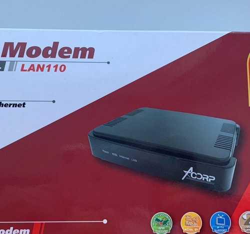 Модем adsl acorp lan 110