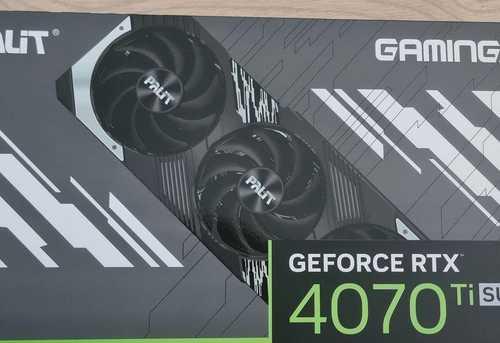 Видеокарта Palit RTX4070Ti super gamingpro