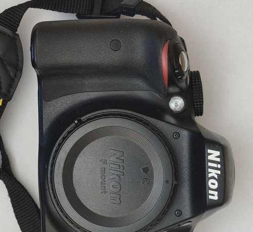 Nikon d3300 body или kit пробег всего 17т.к