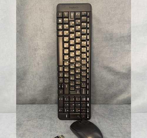 Клавиатура и мышь logitech