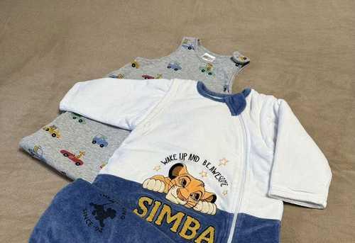 Утепленные спальные мешки H&M, Simba 68,74,80р