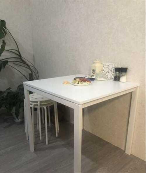 Маленький столик икеа белый