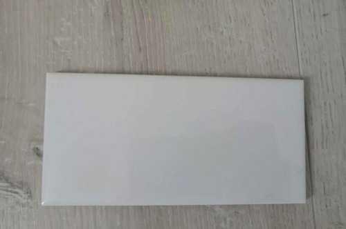Керамическая плитка белая 7,4х15см (кабанчик)