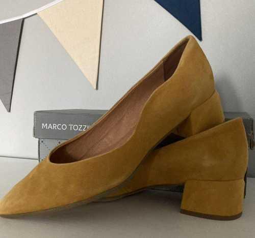 Новые туфли Marco Tozzi замша