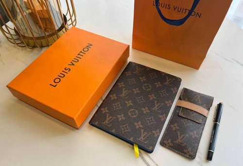 Блокнот и ручка Louis vuitton