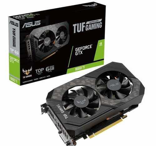 Видеокарта Asus GTX 1660Ti 6Гб OC Edition 06G-EVO