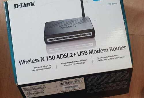 D-Link Wireless N150 adsl2+ Модем Роутер