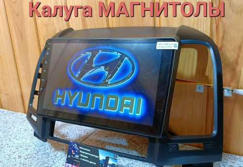 Магнитола Hyundai Santa Fe 2 android новая
