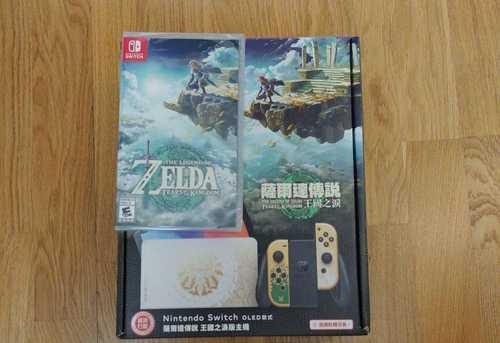 Игра Zelda BotW + Новая Switch Oled Zelda Edition