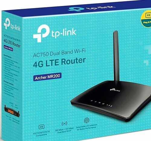 Wifi роутер с сим картой tp-link Archer MR200