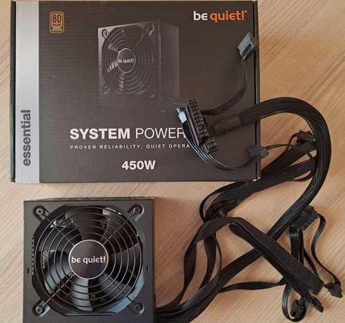 Блок питания 450w Be quiet 80 bronze