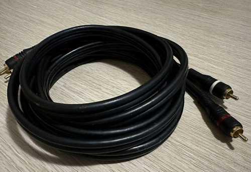 Межблочный кабель 2 rca - 2 rca, 3 м