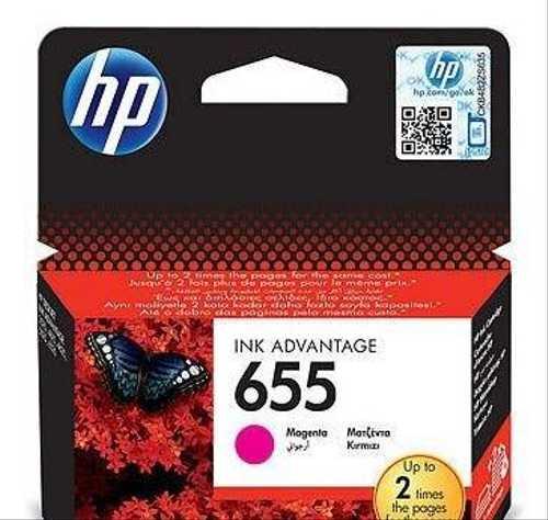 Картридж HP 655 Magenta Ink Cartridge