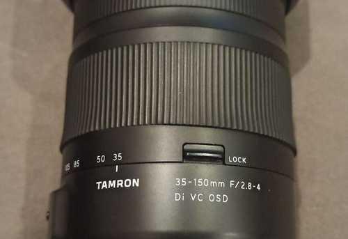 Объектив tamron 35-150 2.8-4.0 для Canon