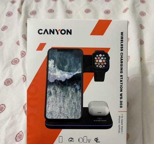 Беспроводная зарядная станция Canyon