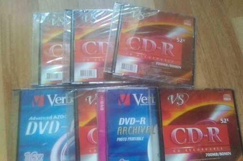Cd диски новые пакетом