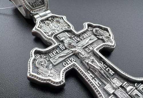 Крест серебряный крупный нательный