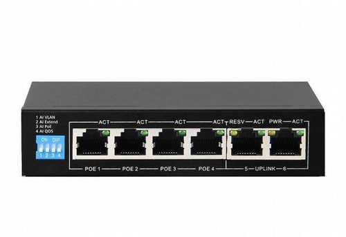 Polyvision PND-04P-2M коммутатор poe