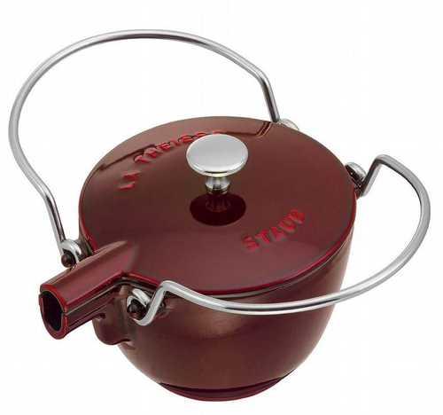 Staub чайник круглый, 16,5 см, 1,15 Л, гранатовый