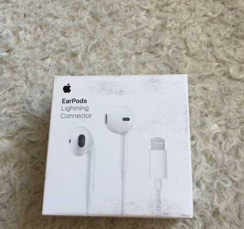 Наушники apple earpods lightning новые