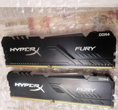 Оперативная память ddr4 16gb hyperx 2666 Fury