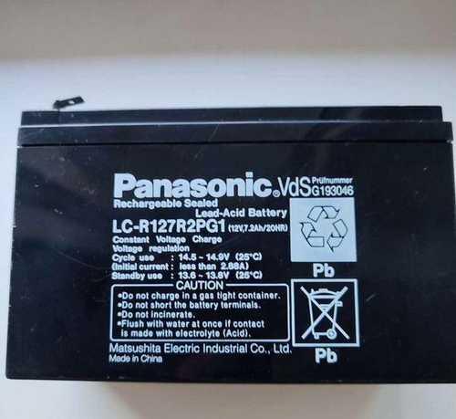 Аккумулятор Panasonic LC-R127R2PG1 (12V/7,2Ah)
