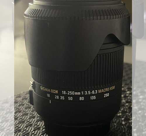 Объектив sigma 18-250