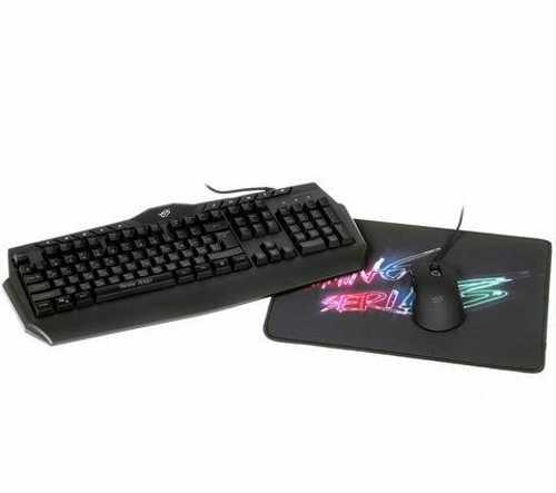 Клавиатура+мышь проводная dexp Hellfire GS-100 Bla
