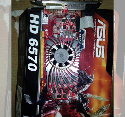 Видеокарта 1gb, asus HD6570