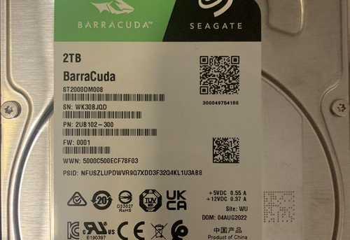 Жесткий диск 2tb seagate barracuda